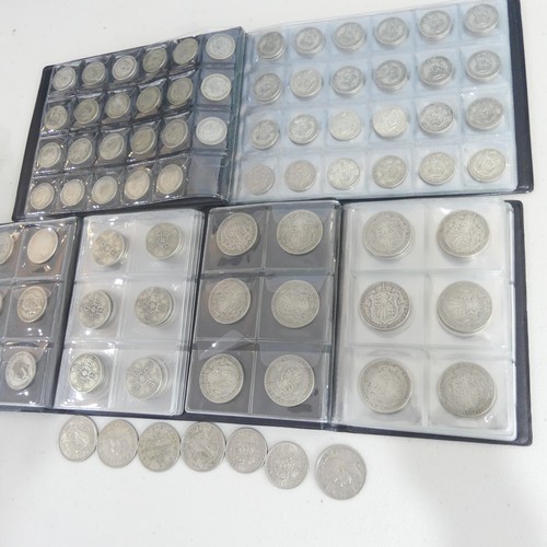 A quantity of Pre-1947 silver Coins, approx. total weight 31ozt (a lot)