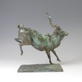 Mark Coreth (British, b. 1958), 'Running Kudu', limited edition bronze ...