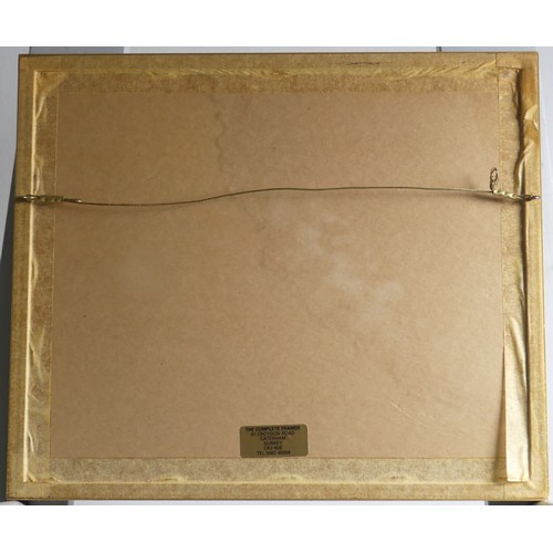 James Stinton (British, 1870-1961), Pheasants and hen in a clearing ...