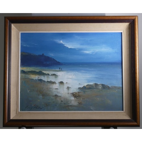 Gerald Phillips (Contemporary), The Lamplighter, St. Ives, oil on ...