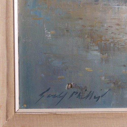 Gerald Phillips (Contemporary), The Lamplighter, St. Ives, oil on ...