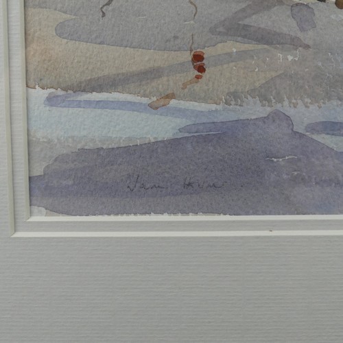 Jane Horner (20th century), Lighthouse, Portland Bill, watercolour ...