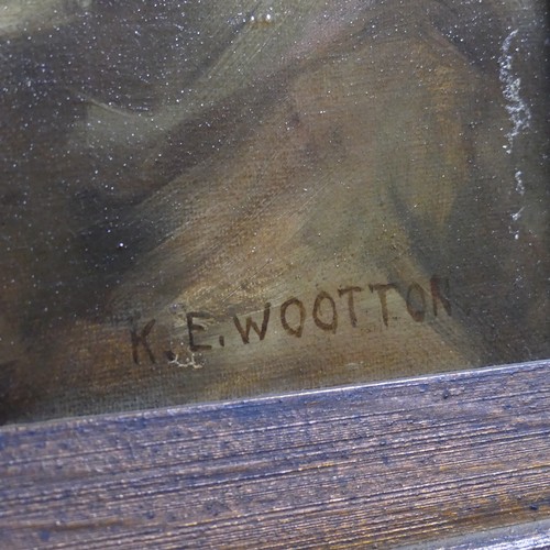 Kenneth Edwin Wootton (1885-1974), Portrait of a young woman, oil on ...