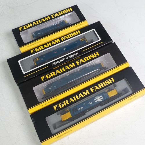Graham Farish (By Bachmann) N Gauge, four diesel locomotives: 371-031 ...