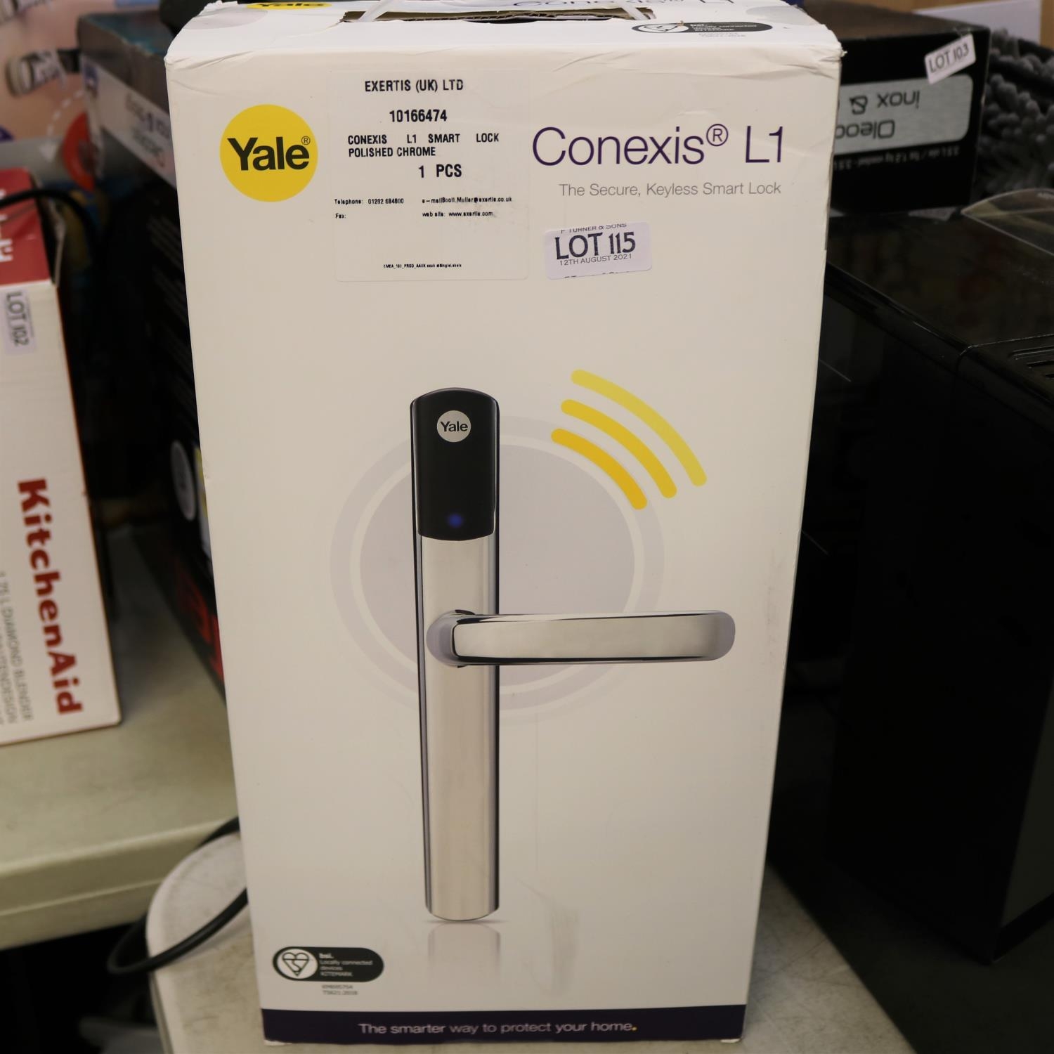 BOXED YALE CONEXIS L1 BOXED KEYLESS SMART LOCK