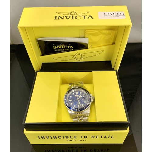BOXED GENTS INVICTA PRO DIVER 30092 WATCH - BLUE FACE