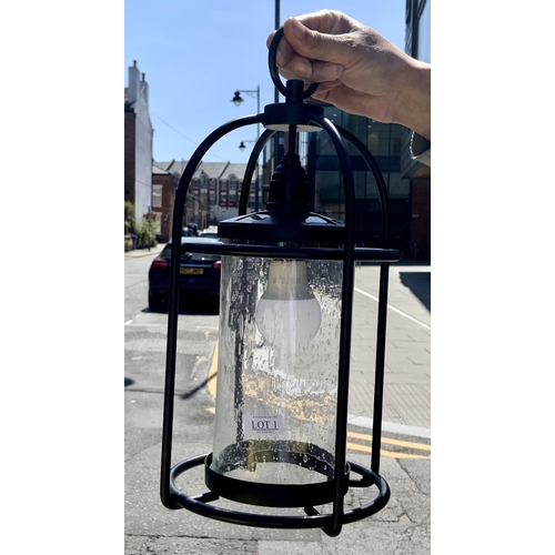 EVERGREEN SOLAR LED EDISON LANTERN