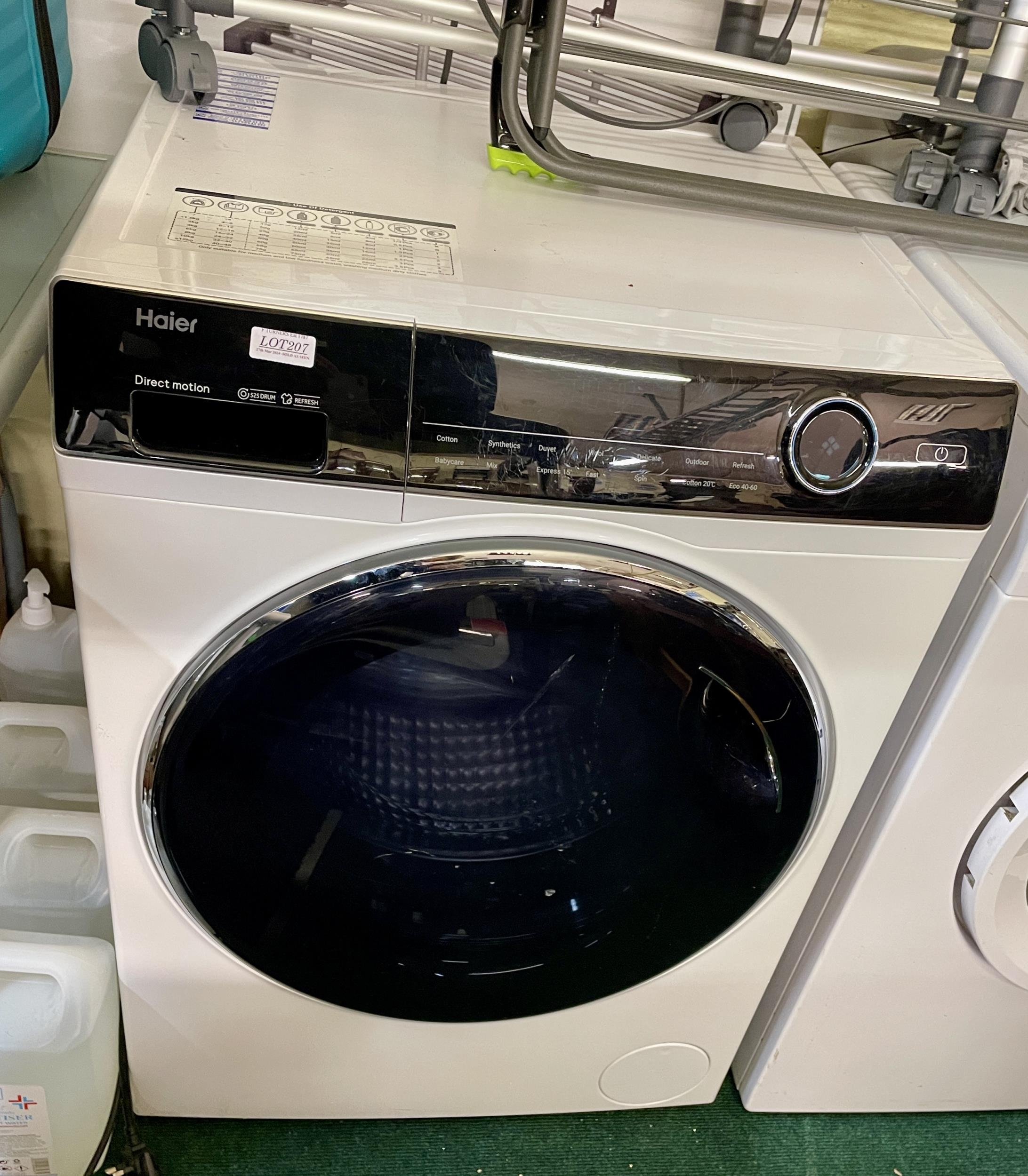 HAIER DIRECT MOTION SMART 10KG WASHING MACHINE - HW100 B14979U1 ...