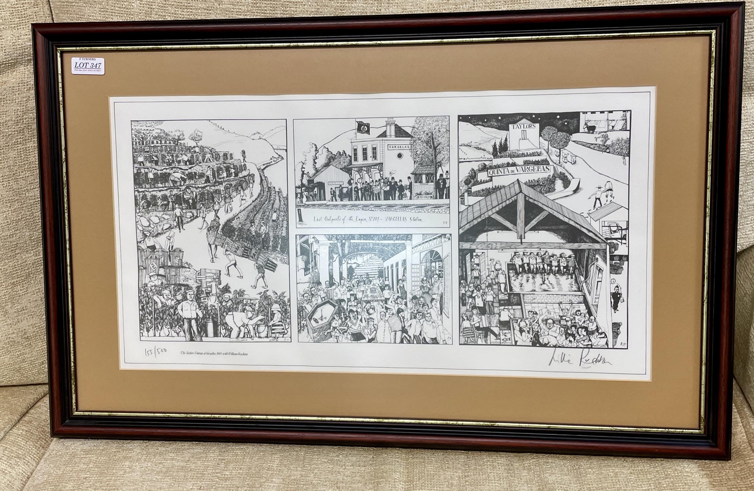 LIMITED EDITION FRAMED PRINT BY WILLY RUSHTON'THE TAILORS VINTAGE AND ...