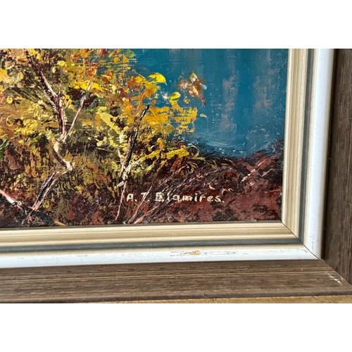 Arthur Terry Blamires (British 20th C. b .1930) Oil on Board framed ...