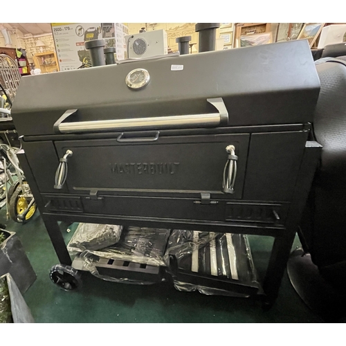 MASTERBUILT 36" CHARCOAL WAGON - GRILL/BBQ WITH TRAYS ETC.