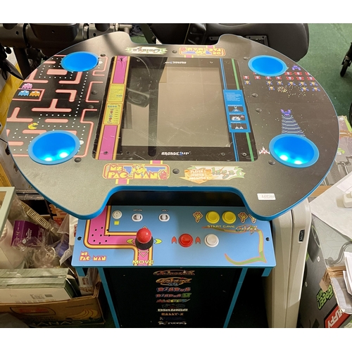 ARCADE1UP MS PACMAN TABLE ARCADE MACHINE PUB TABLE SOUND BUT SCREEN ...