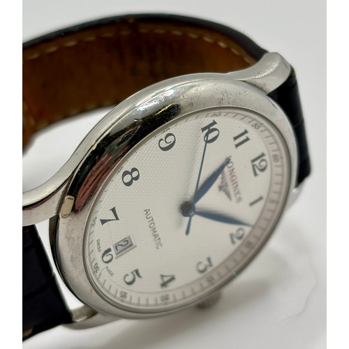 BOXED LONGINES MASTER COLLECTION 38MM AUTOMATIC STAINLESS STEEL ...