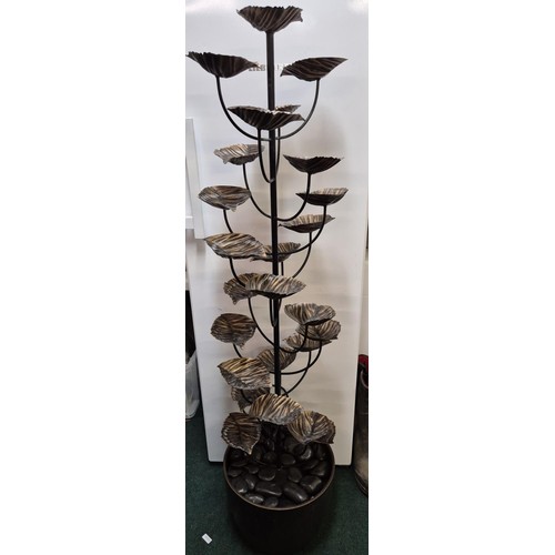 Cascading Leaves 1.5m (60") Water Feature Fountain WITH PUMP GWO