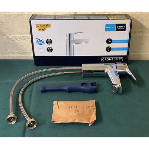 BOXED GROHE START BASIN MIXER TAP S SIZE WITH FITTINGS