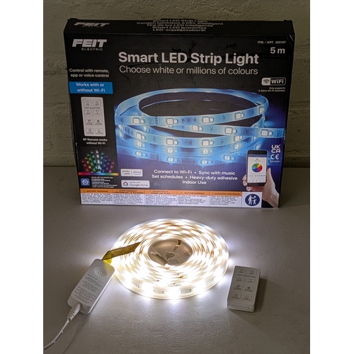 BOXED FEIT ELECTRIC SMART LED STRIP LIGHT 5M WITH REMOTE