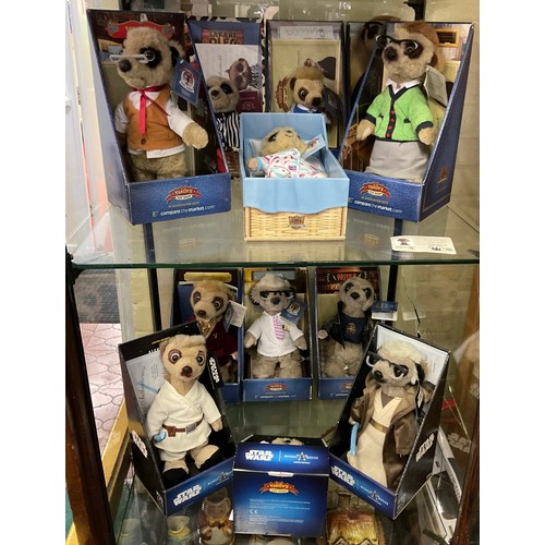 A COLLECTION OF BOXED MEERKAT OFFICIAL PRODUCT CHARACTER FIGURES INC. 9 ...
