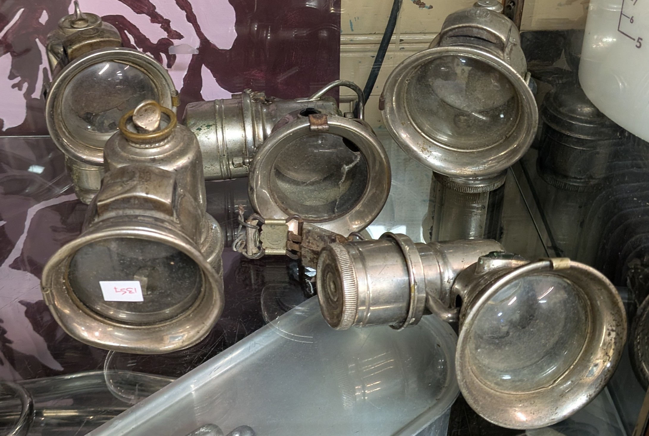 A Collection of vintage Carbide lamps - Carbo British Miller Made lamps ...