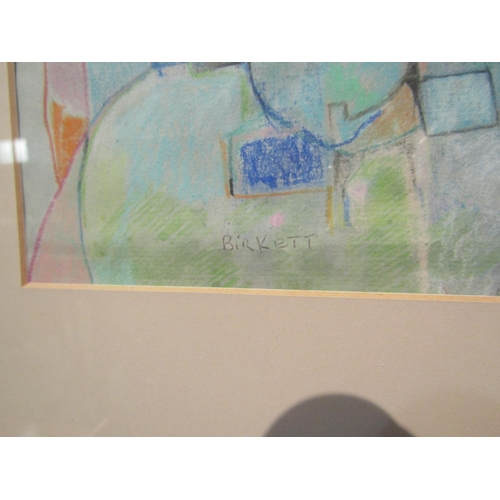 ANN MARIE BIRKETT: A pastel entitled "Tonal Face", signed lower left ...