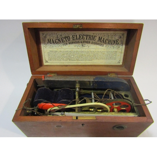 A cased "Magneto - Electric Machine" for nervous and other diseases ...