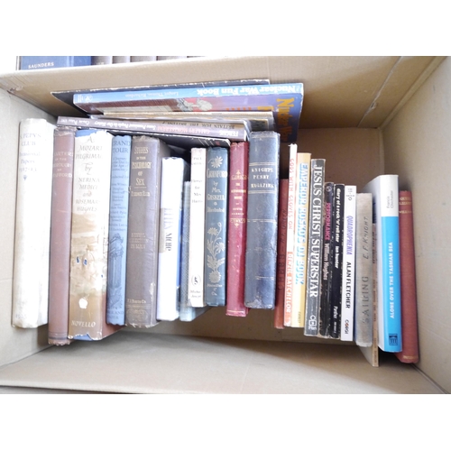 Two boxes of mixed books, incl. classics, 19th Century literature ...