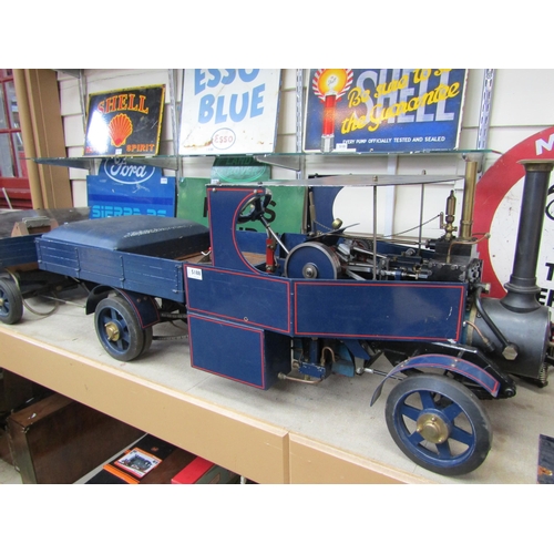 A well engineered 1/5th scale live steam model of an overtype steam ...