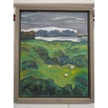 DAVID LUCKHURST: Oil on canvas entitled "Loch na Keal, Isle of Mull ...