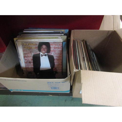 A box of LP records: Chic, Labbi Siffre, Richard & Linda Thompson and ...
