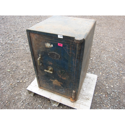 Thomas Withers and Son iron safe - key in office
