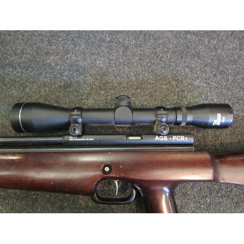 An AGS-PCR1 air rifle .22 (Cal. 5.5mm) Max pressure 200 Bar with Option ...