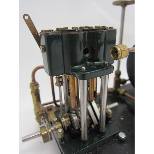 A Maxwell Hemmens live steam model of 'The Caton' twin steam engine ...