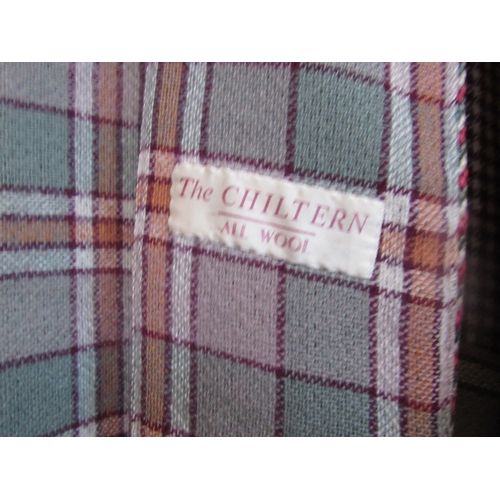 An original "Crombie" single breasted overcoat in navy wool and "The ...