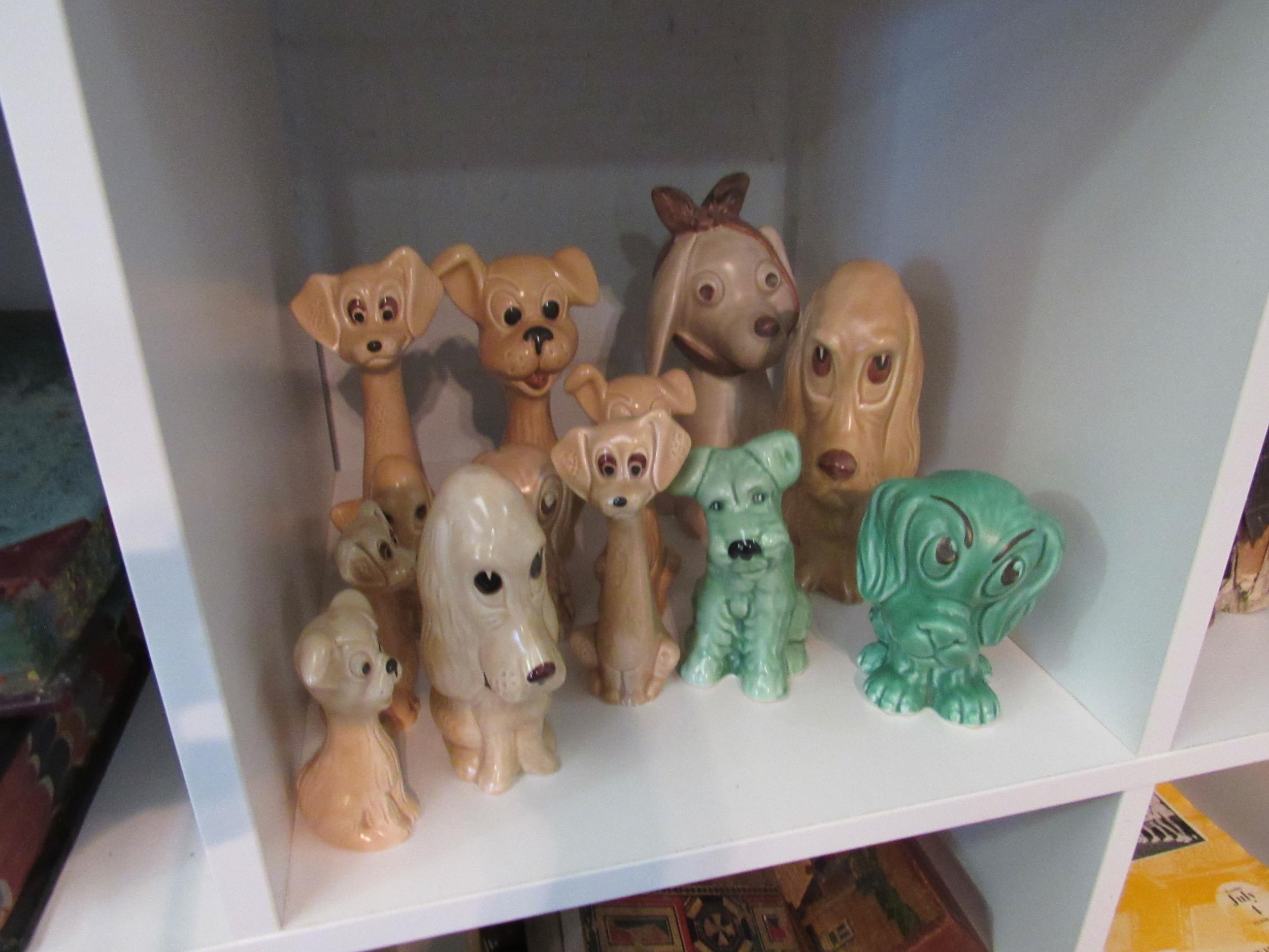 A collection of Sylvac dogs (13)
