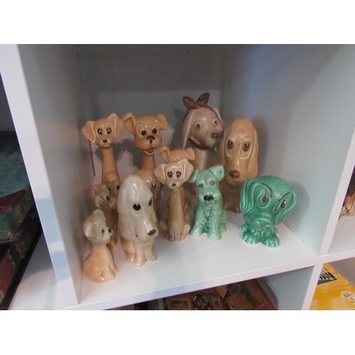 A collection of Sylvac dogs (13)