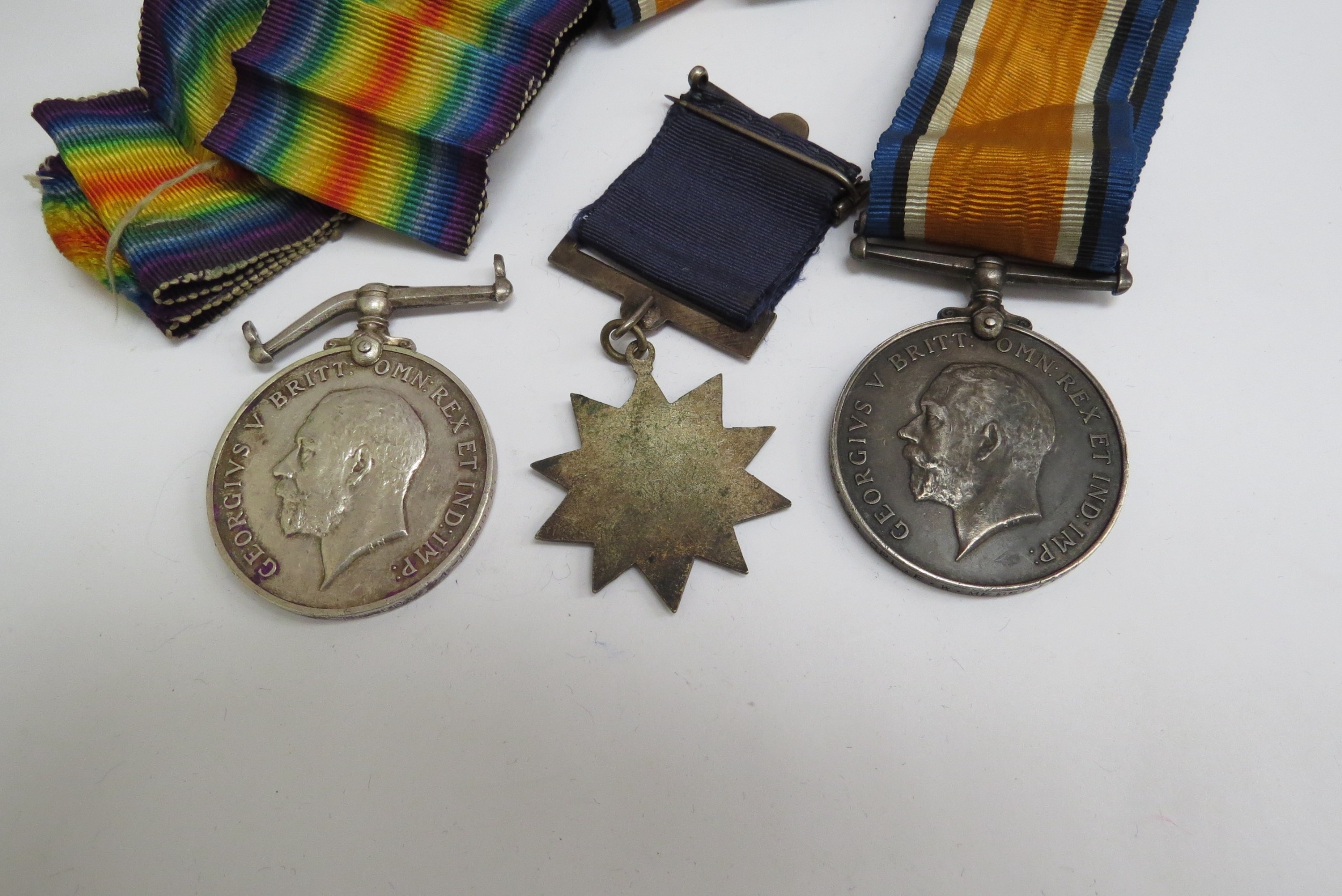Two WWI War Medals named to S-327642 CPL. F.W. MEREDITH A.S.C. and 3975 ...