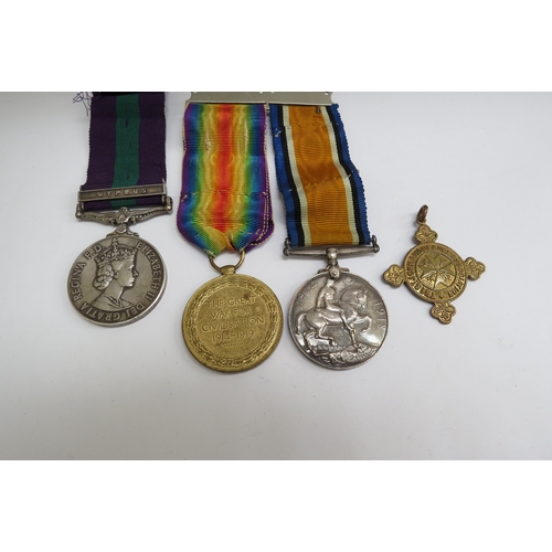 An Elizabeth II General Service Medal (GSM) with Cyprus clasp named to ...
