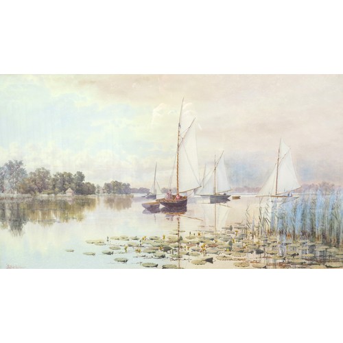 STEPHEN JOHN BATCHELDER (1849-1932): A watercolour - 'White Wings ...