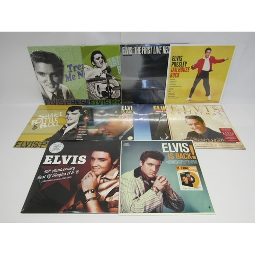ELVIS PRESLEY: A collection of ten mint and sealed LPs, some on ...