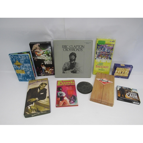 Ten assorted CD box sets to include Eric Clapton 'Crossroads', The ...