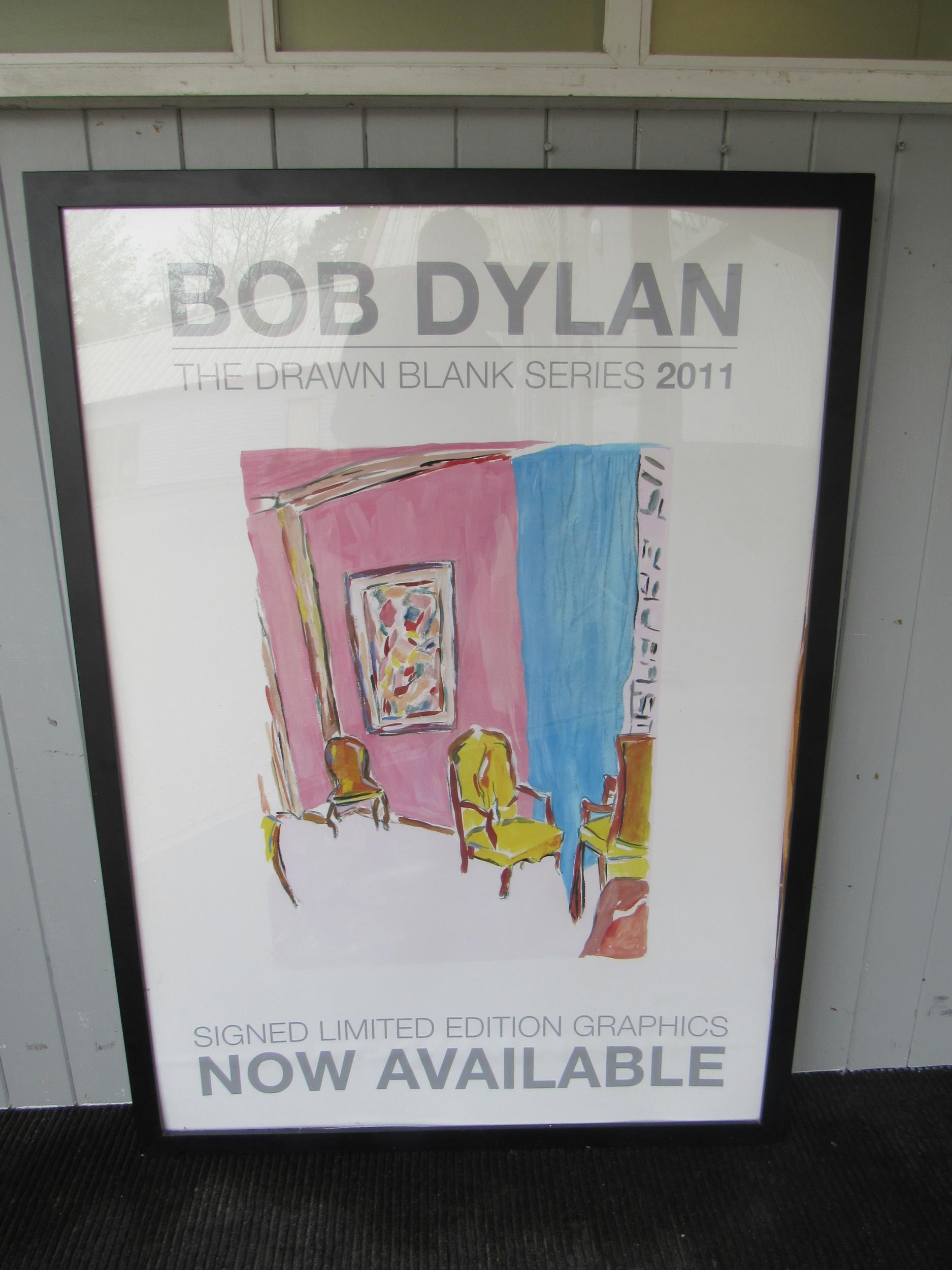 BOB DYLAN: 'The Drawn Blank Series 2011' large gallery poster, framed ...