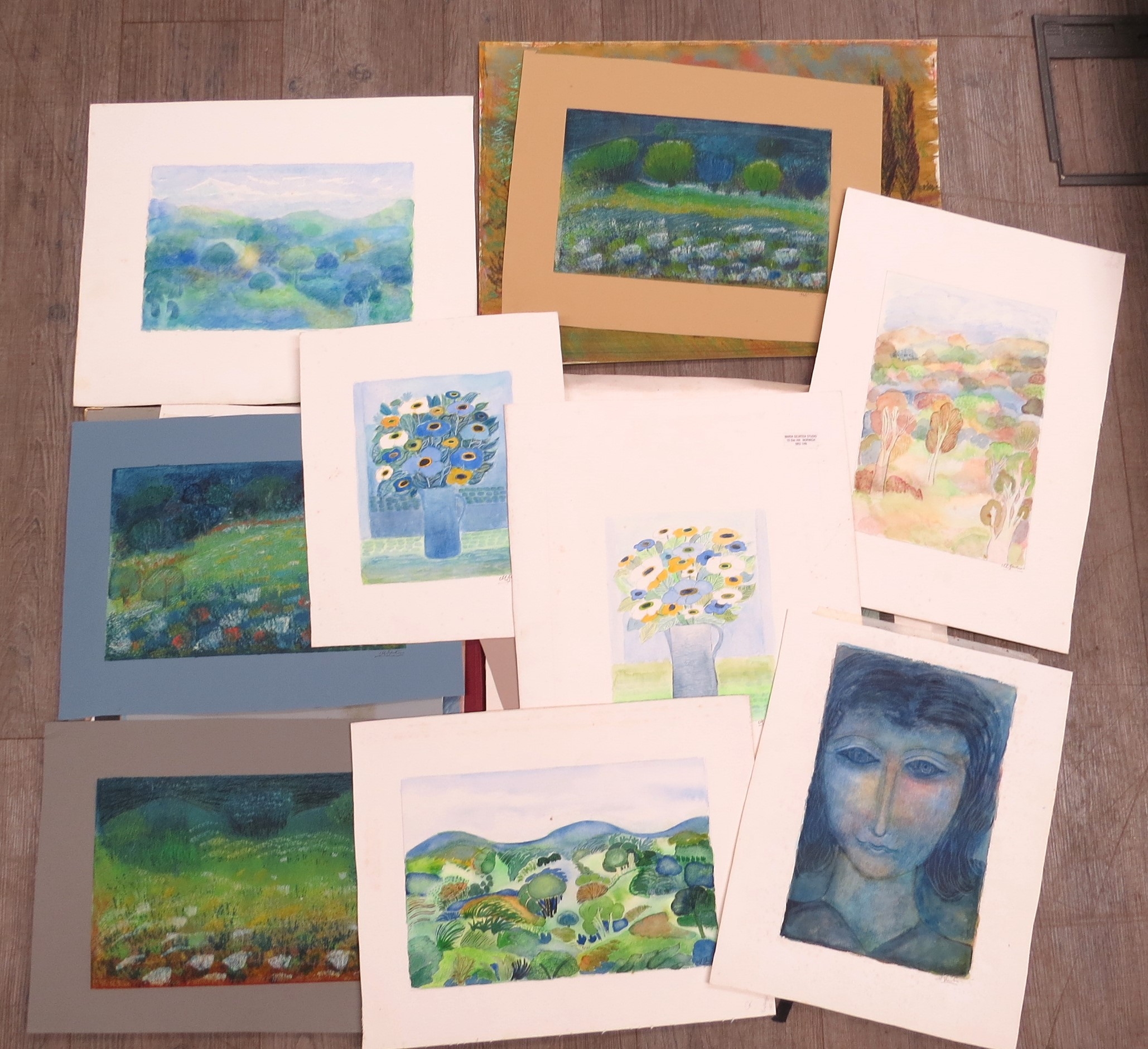MARIA GEURTEN (1929-1998) A folio of assorted original works and ...