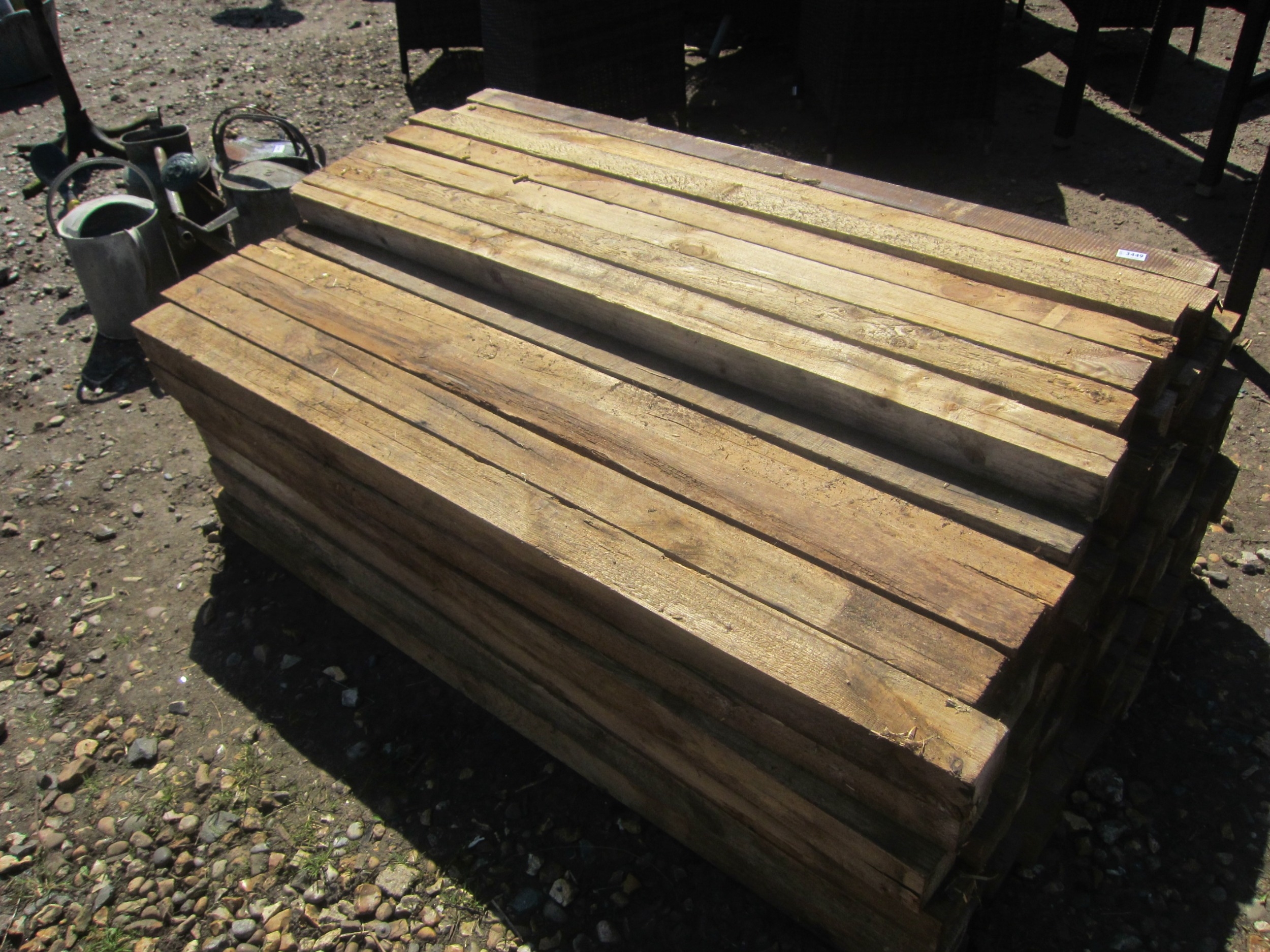 A quantity of 3" x 3" posts approx. 79