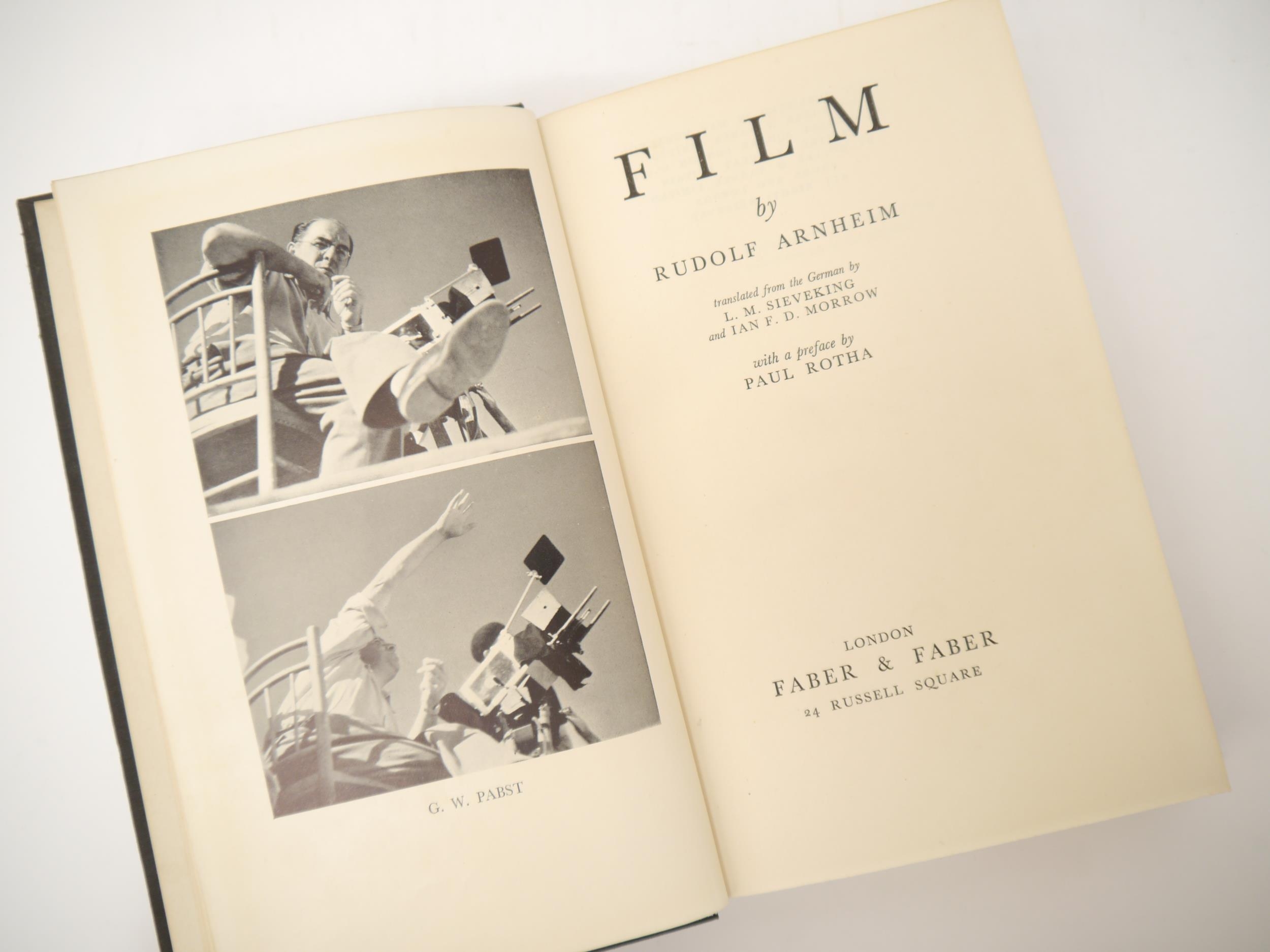 Rudolf Arnheim; Paul Rotha (preface): '[Film als Kunst] Film', London ...