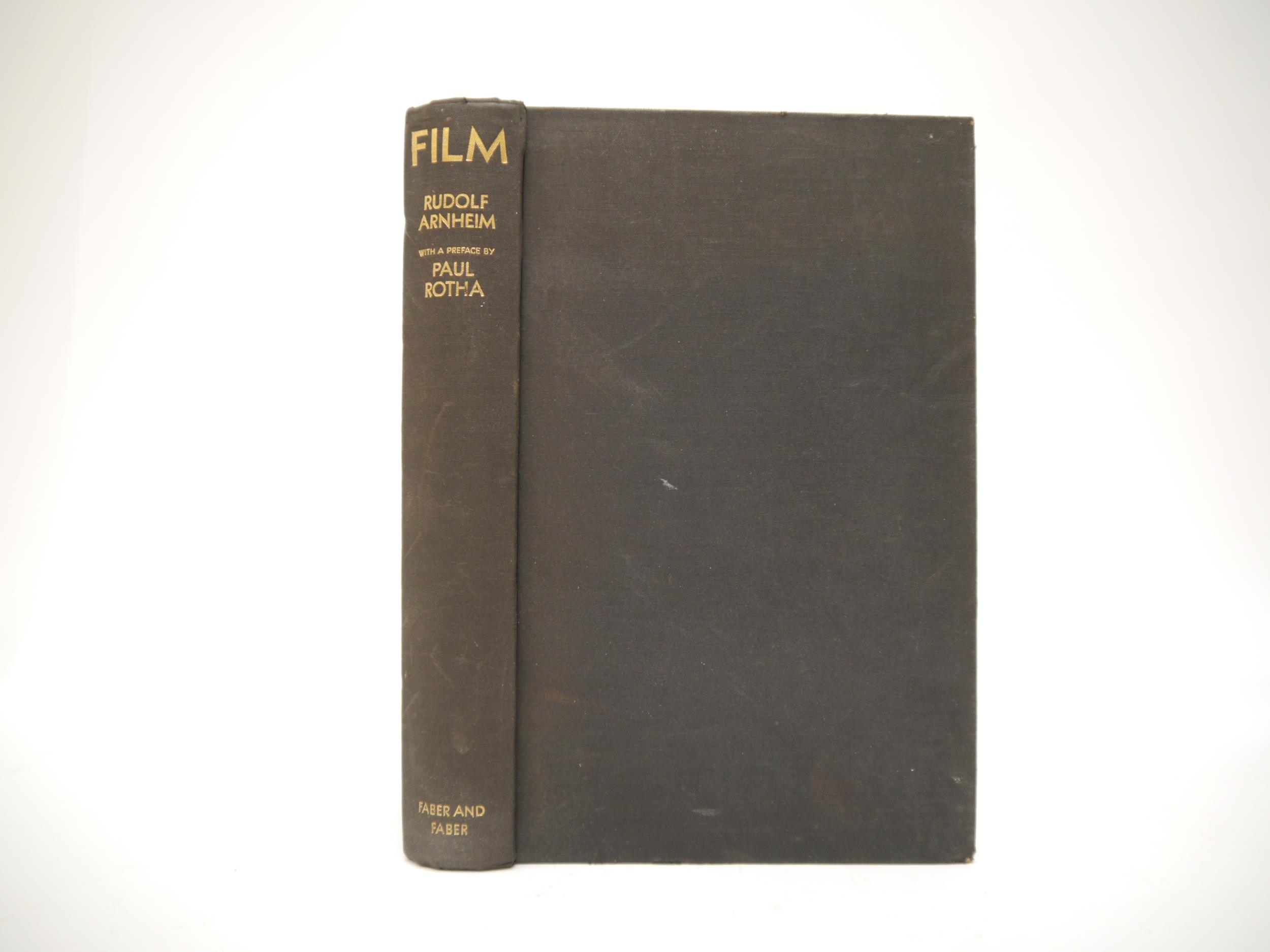 Rudolf Arnheim; Paul Rotha (preface): '[Film als Kunst] Film', London ...