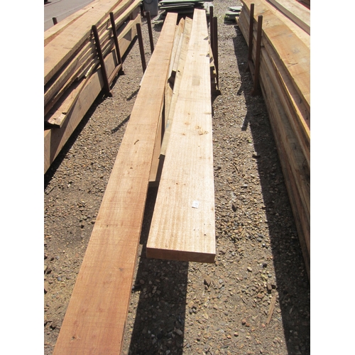 A metal stillage containing a quantity of long timber beams (R) £150