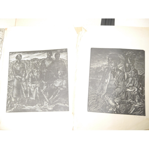 George Buday (1907-1990), a collection of prints, wood engravings ...