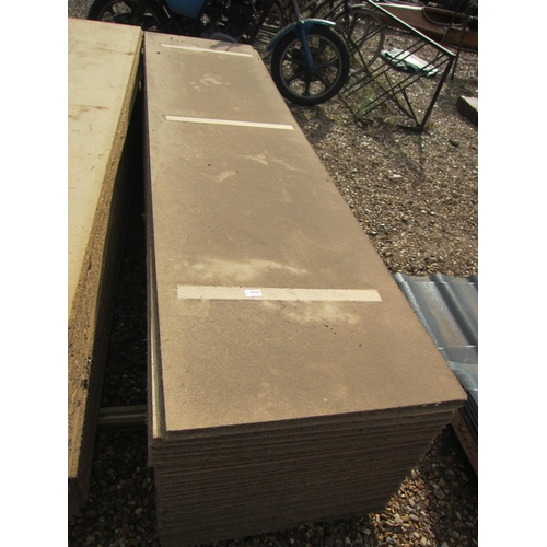 A quantity of T&G chipboard flooring boards