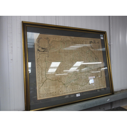 EMAN BOWEN 1749: Accurate map of the County of Norfolk divided into ...