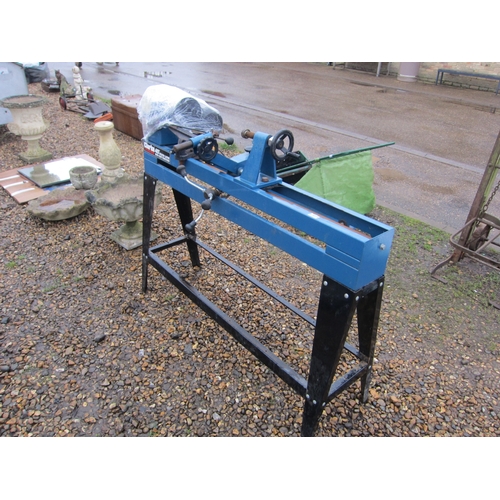 A Clarke 40" wood turning lathe. DTI Failure: Please see information pages