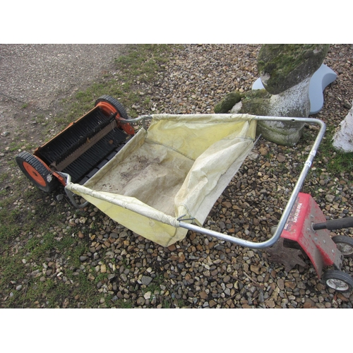 A Wolf Tools lawn sweep